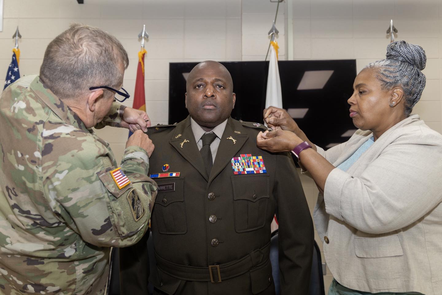 Curtis J. Garrette Promoted to Colonel at Camp McCain Training Center ...
